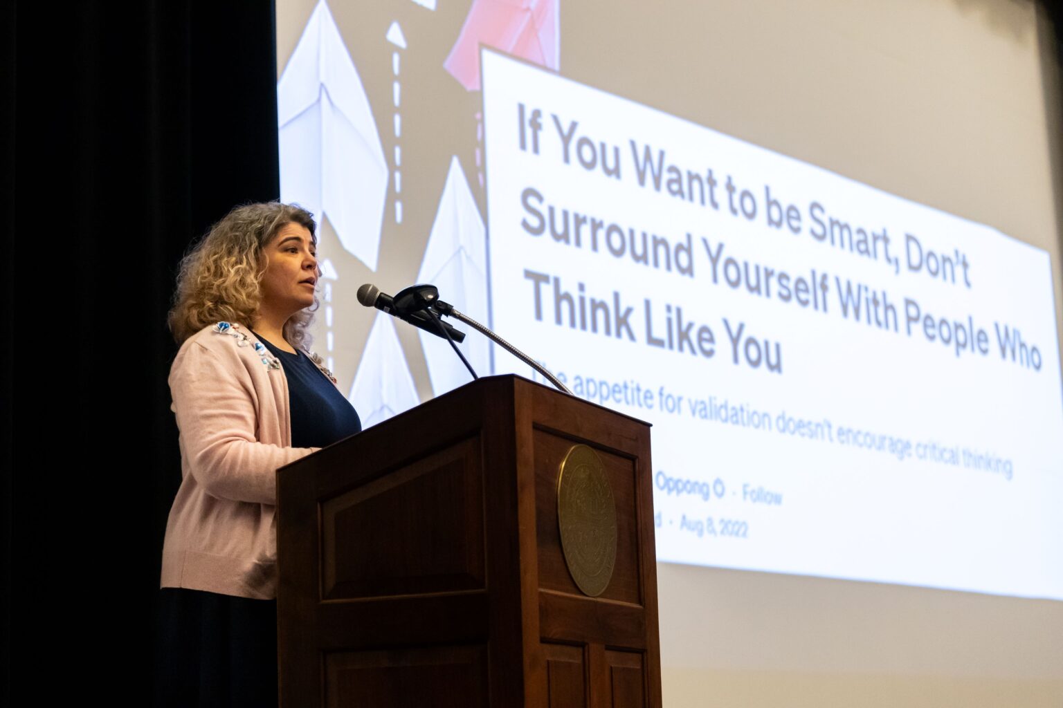 Celeste Headlee Wants You to Put Down Your Phone | Bridgewater College