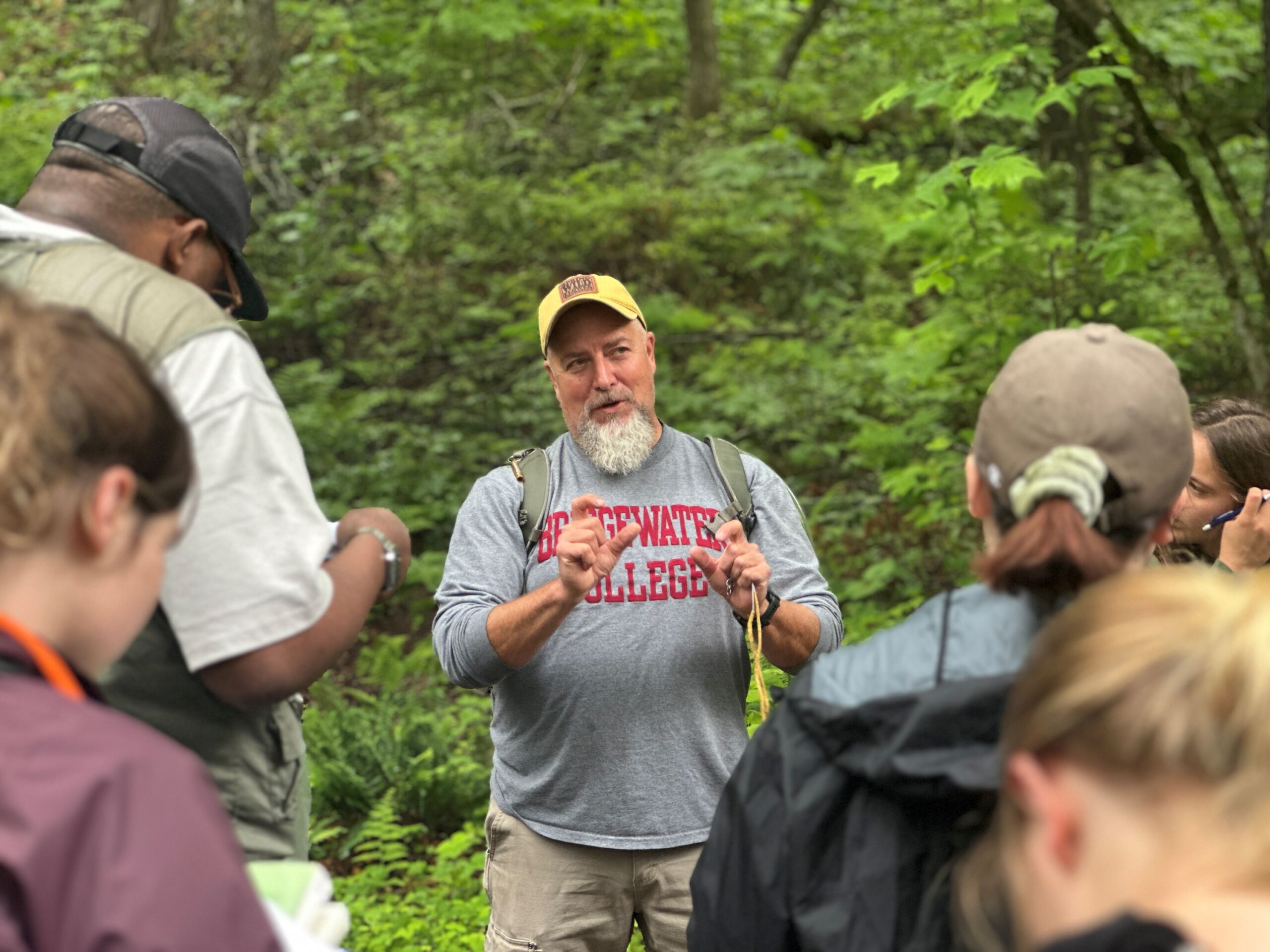 Field Botany Students Head into the Woods | Bridgewater College